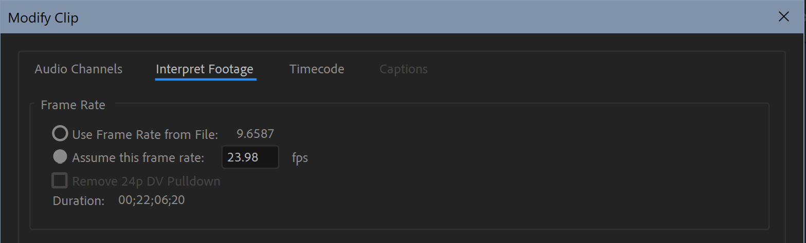 Frame Rates Made Easy - Better Editor